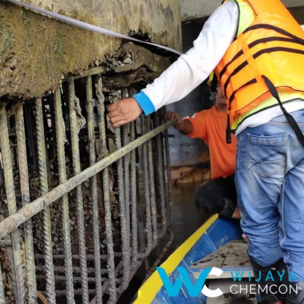 Perkuatan struktur Dermaga dengan Composite Wrapping